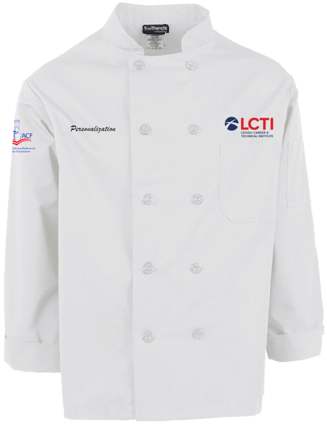 Lehigh Career Tech Store. Commerical Baking 10 Button Chef Coats